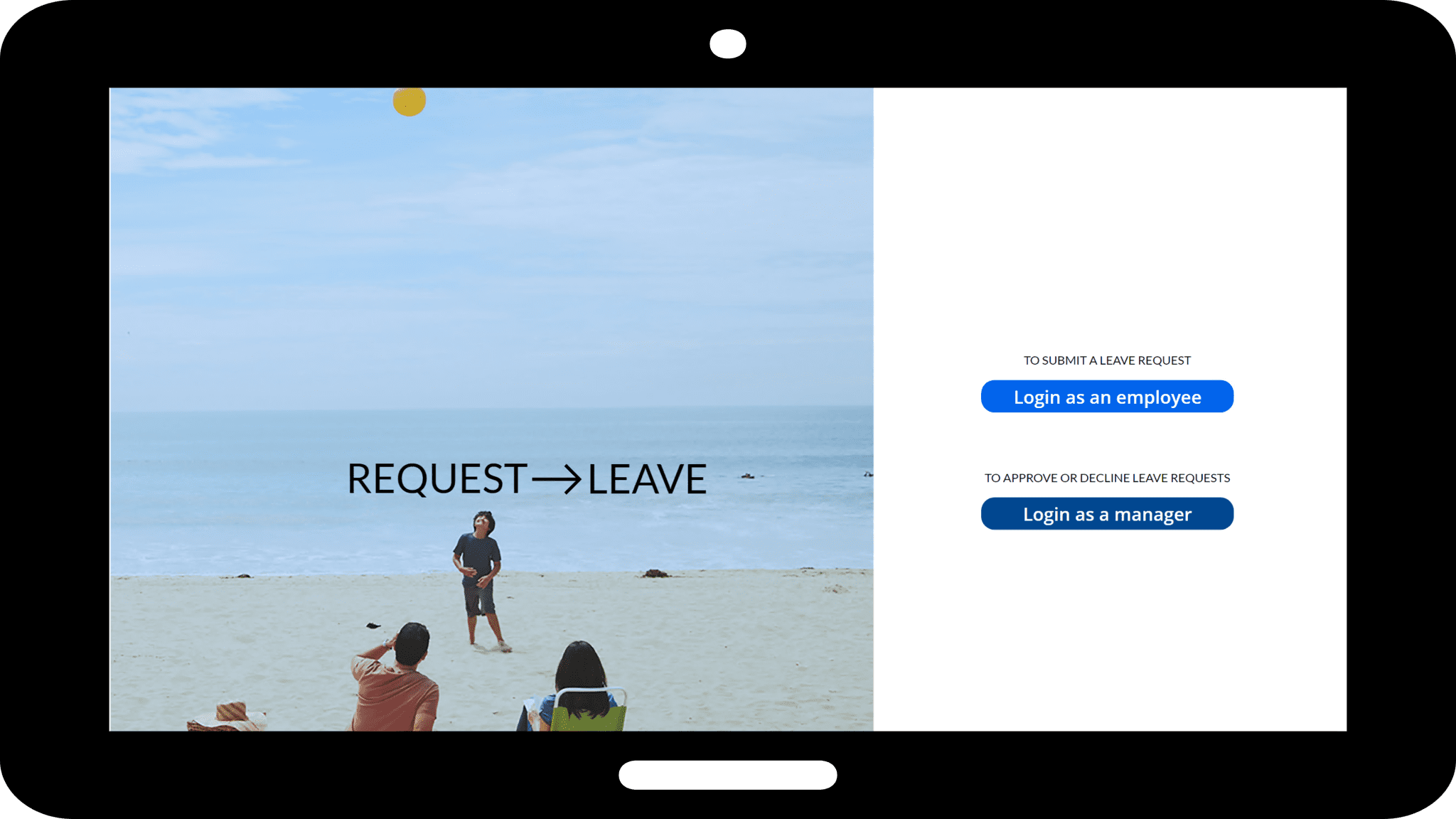 Holiday / Leave Request App – Business Cloud Integration